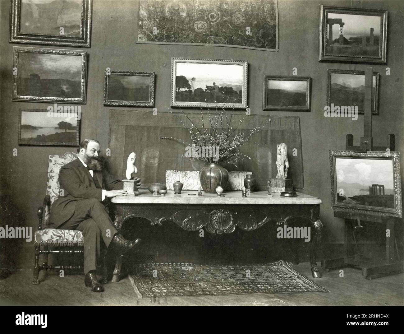 Portrait of Émile-René Ménard (1862-1930). Museum: PRIVATE COLLECTION ...