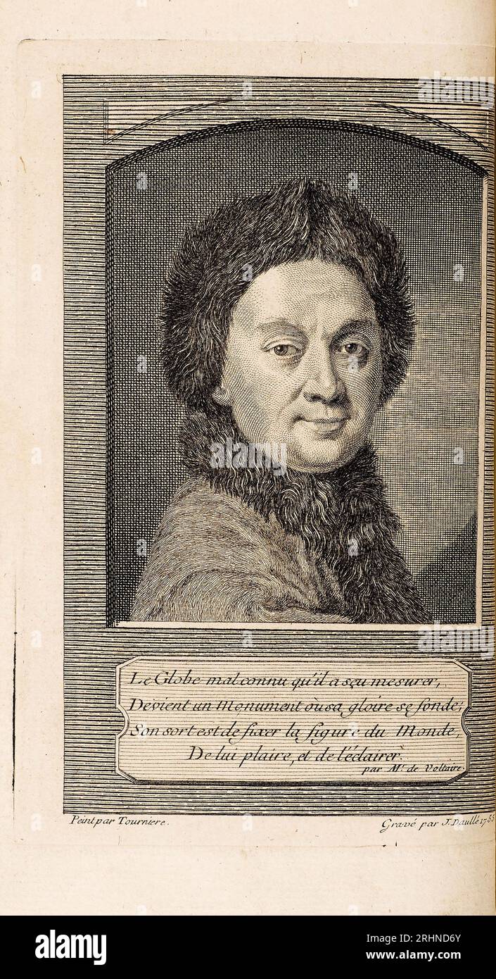 Portrait of Pierre Louis Moreau de Maupertuis (1698-1759). Museum ...