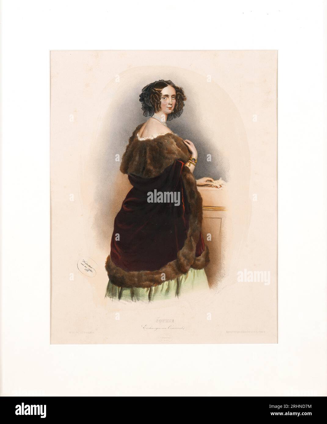 Archduchess Sophie of Austria, Princess of Bavaria (1805-1872). Museum: PRIVATE COLLECTION ...