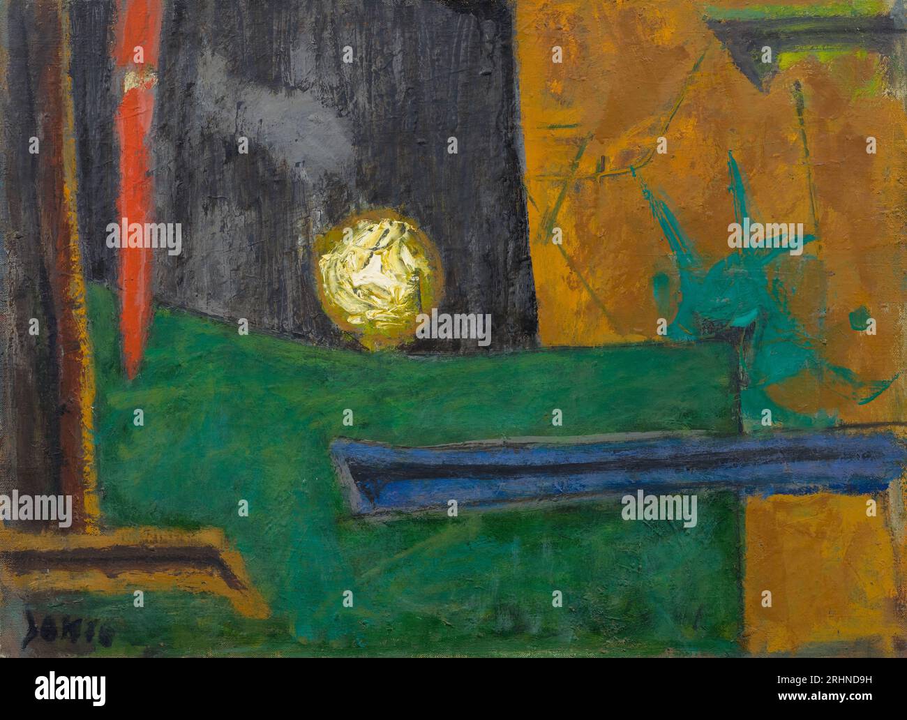 Composition avec table. Museum: PRIVATE COLLECTION. Author: MARCEL ...