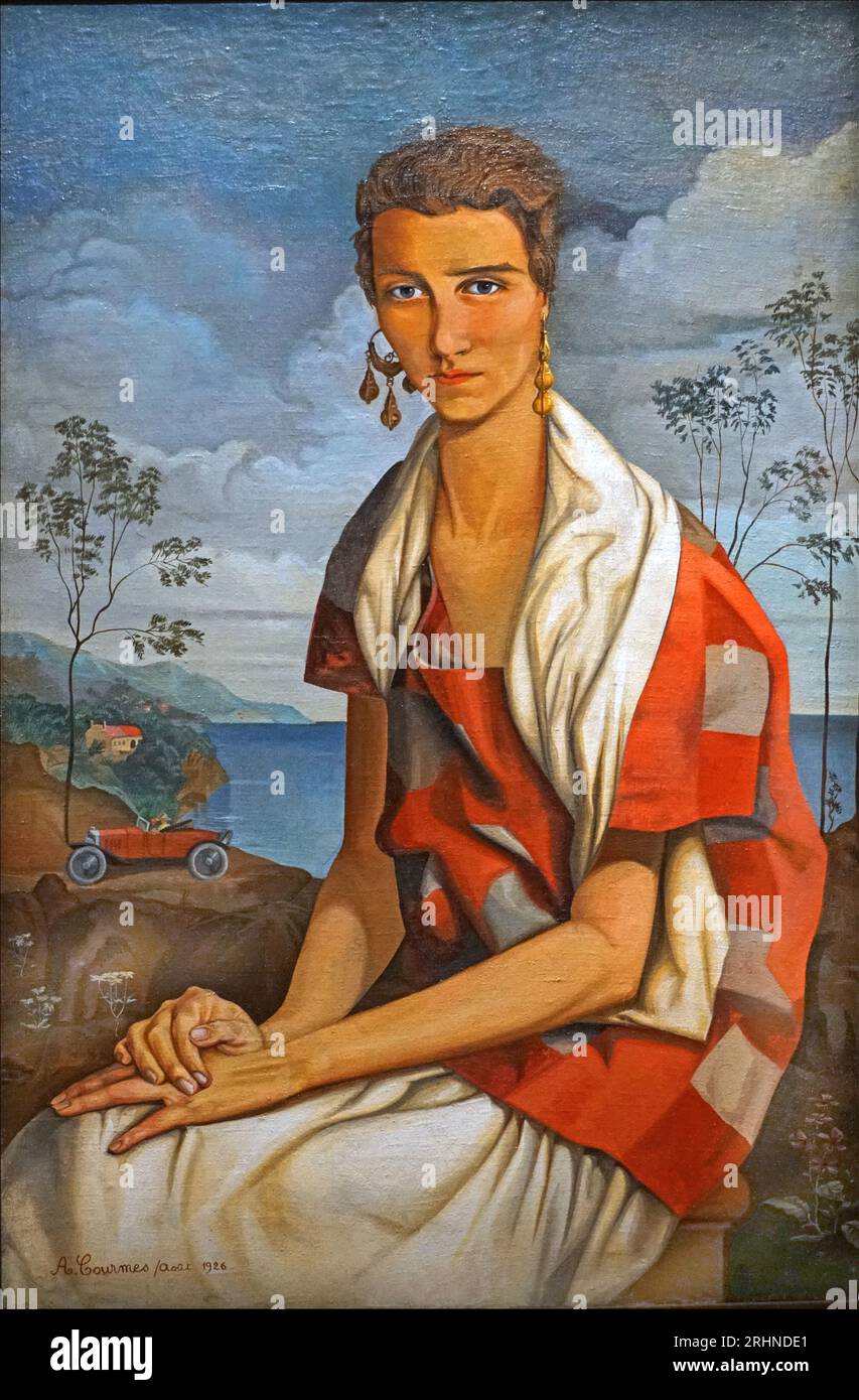 Portrait of Peggy Guggenheim (1898-1979). Museum: Musée franco ...