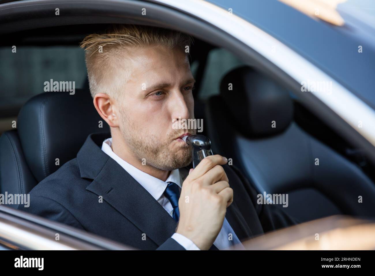 Alcohol breath testing device hi-res stock photography and images - Alamy