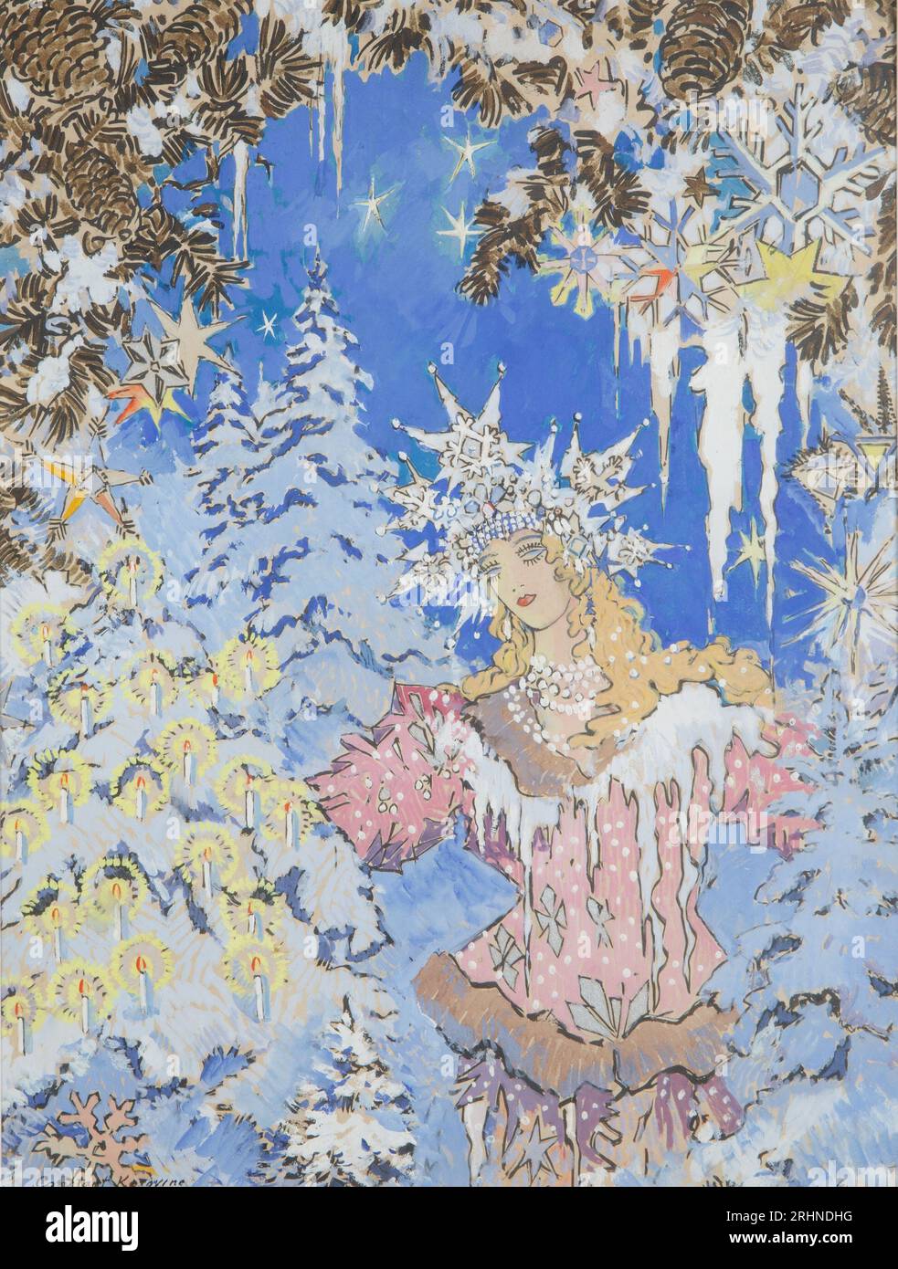 Snow Maiden. Costume design for the opera "Snow Maiden" by N. Rimsky ...