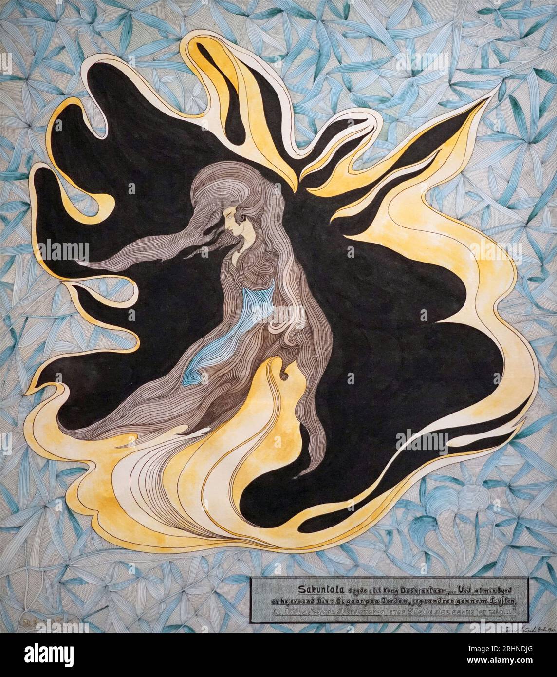 Sakuntala. Museum: Vejen Kunstmuseum. Author: Jens Lund Stock Photo - Alamy