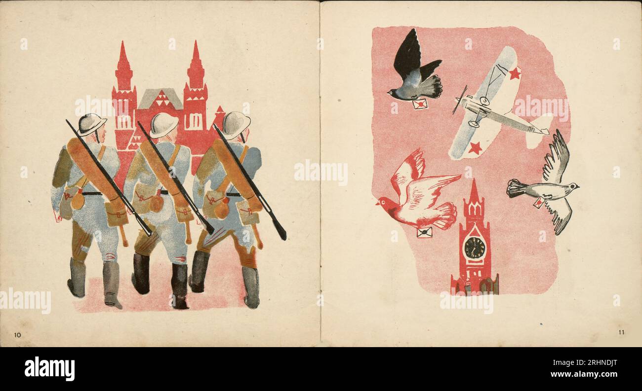 Illustration for the children's book "Red Army Parade". Museum: PRIVATE ...