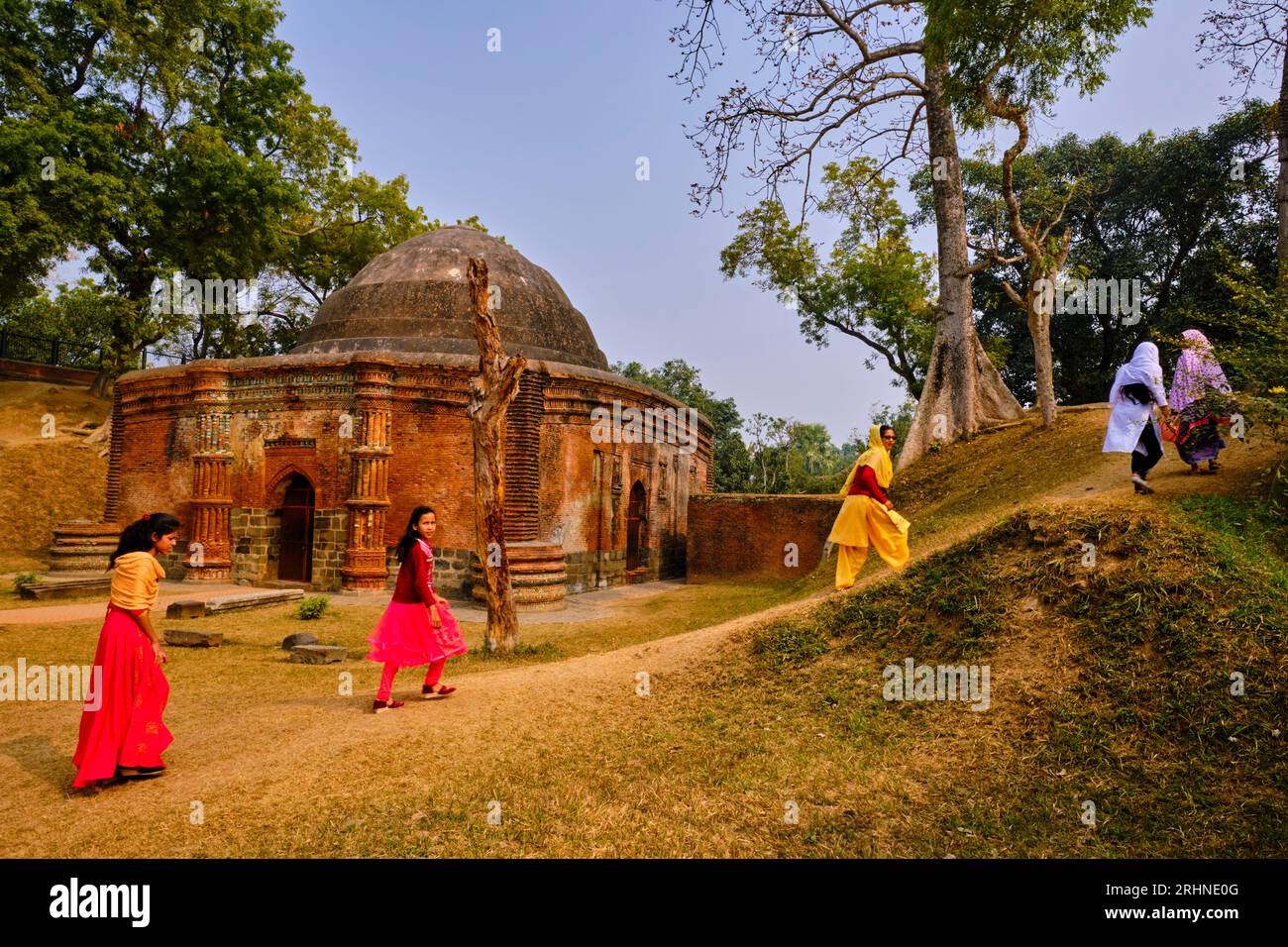 India, West Bengal, the Raj Mahal on the Hooghly River, defluent of the ...