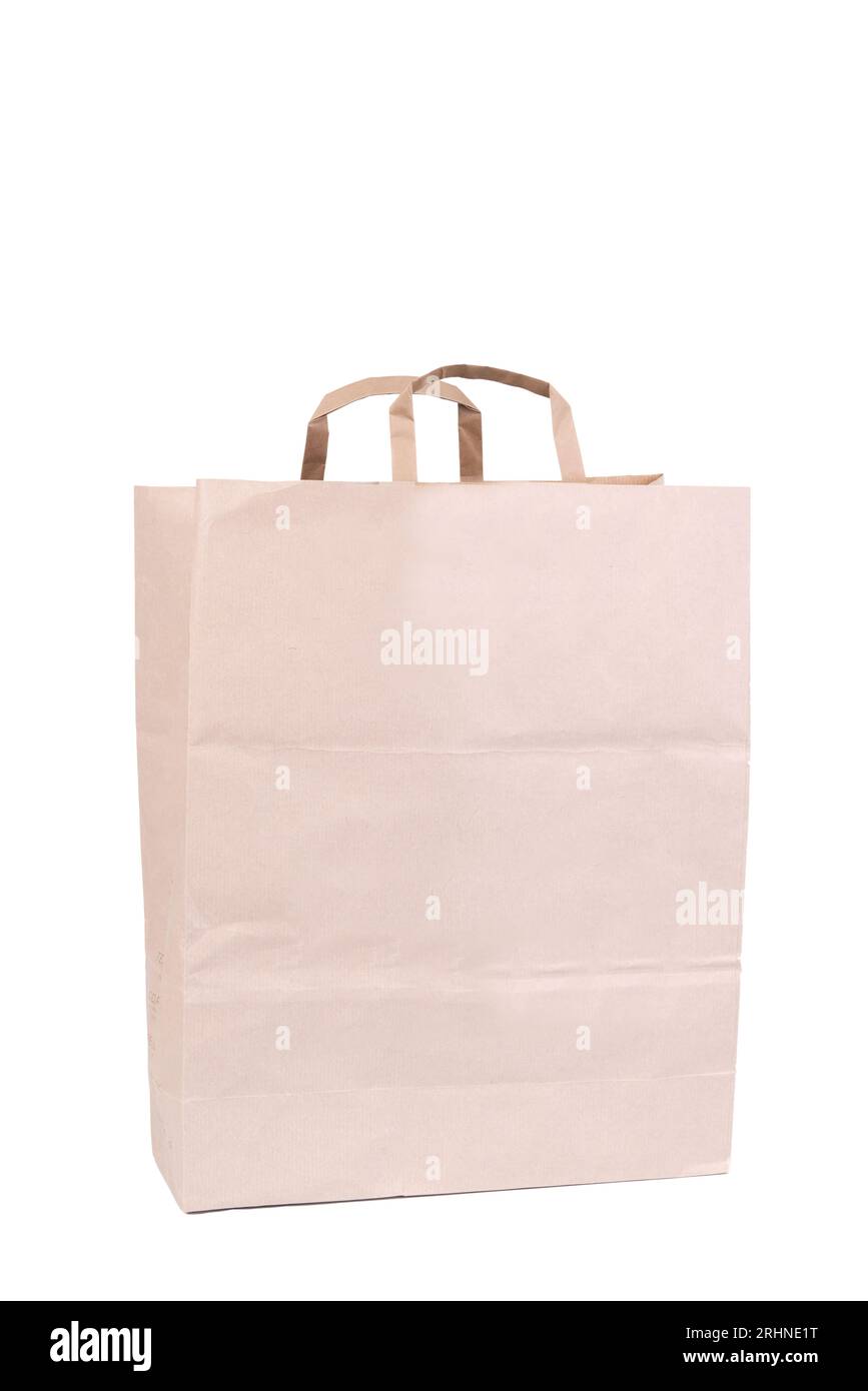 a paper bag on a transparent background Stock Photo - Alamy