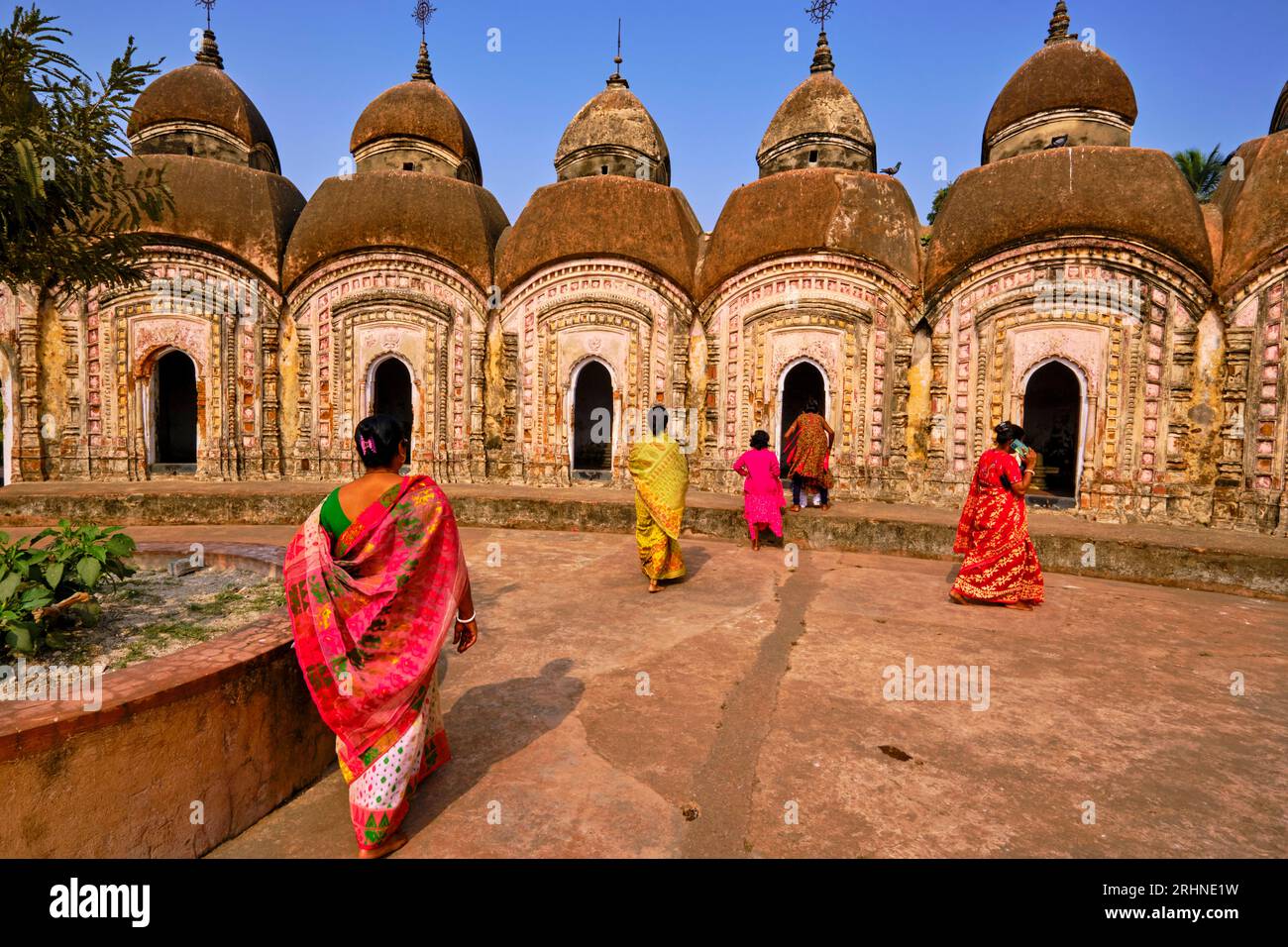 India, West Bengal, the Raj Mahal on the Hooghly river, tributary of ...