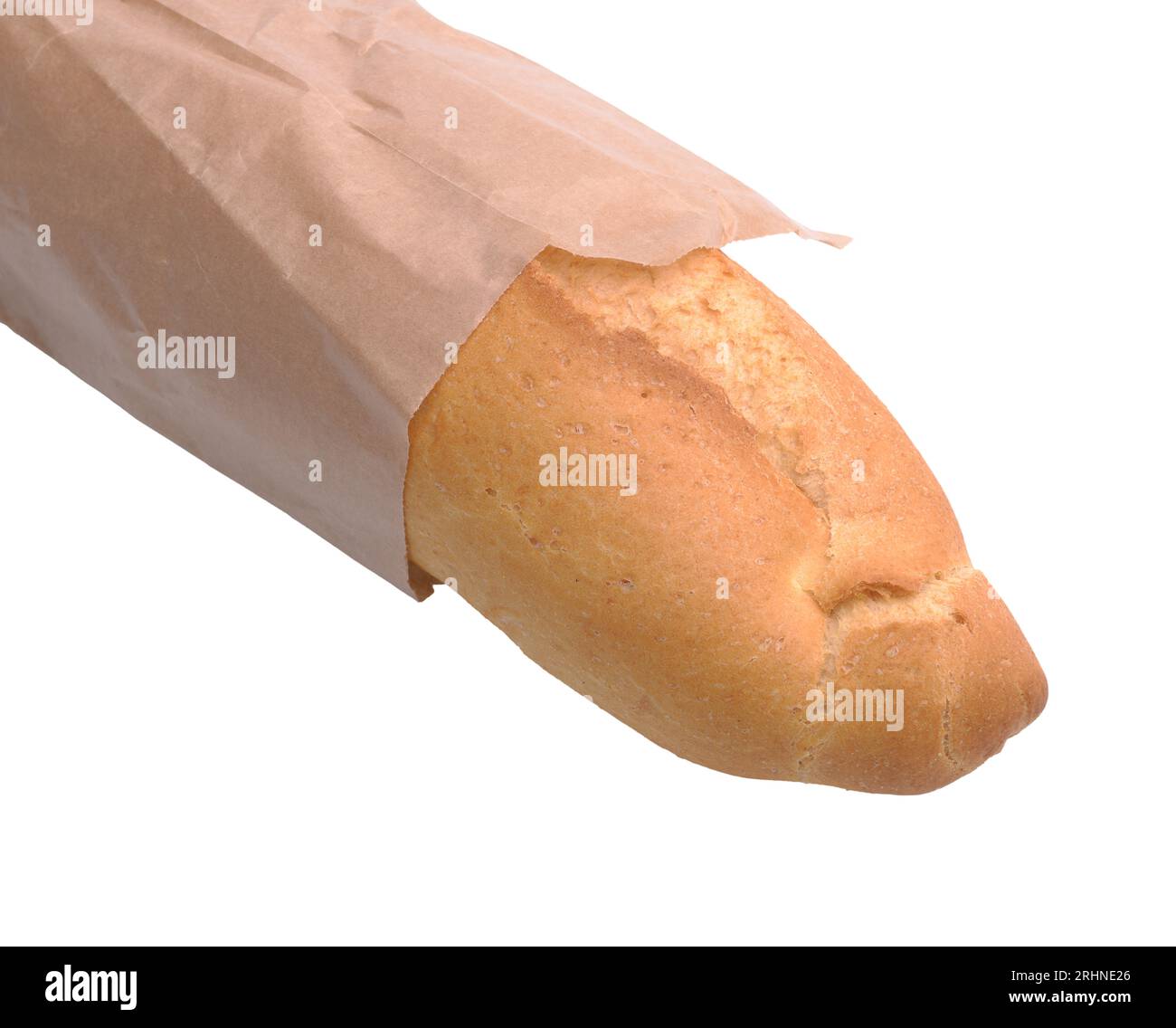 a baguette of bread on a transparent background Stock Photo - Alamy