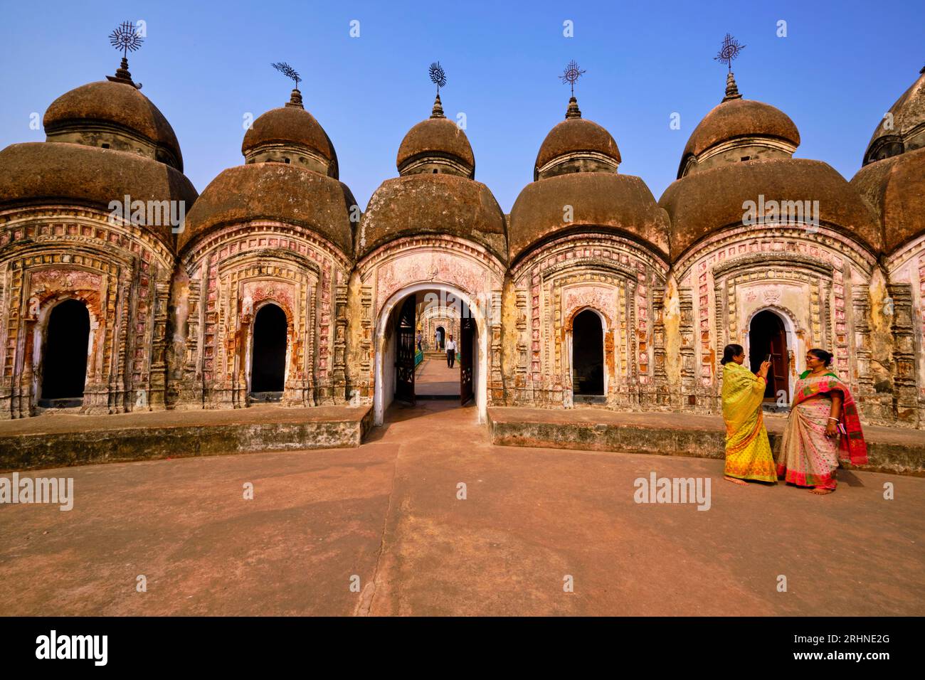 India, West Bengal, the Raj Mahal on the Hooghly river, tributary of ...