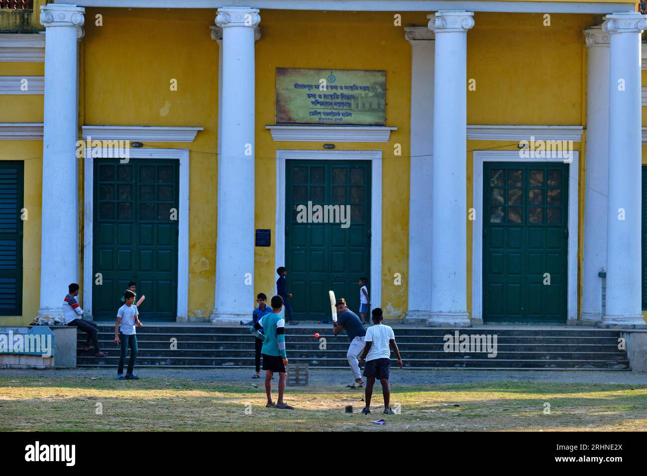 India, West Bengal, the former Danish counter of Serampore on the banks ...
