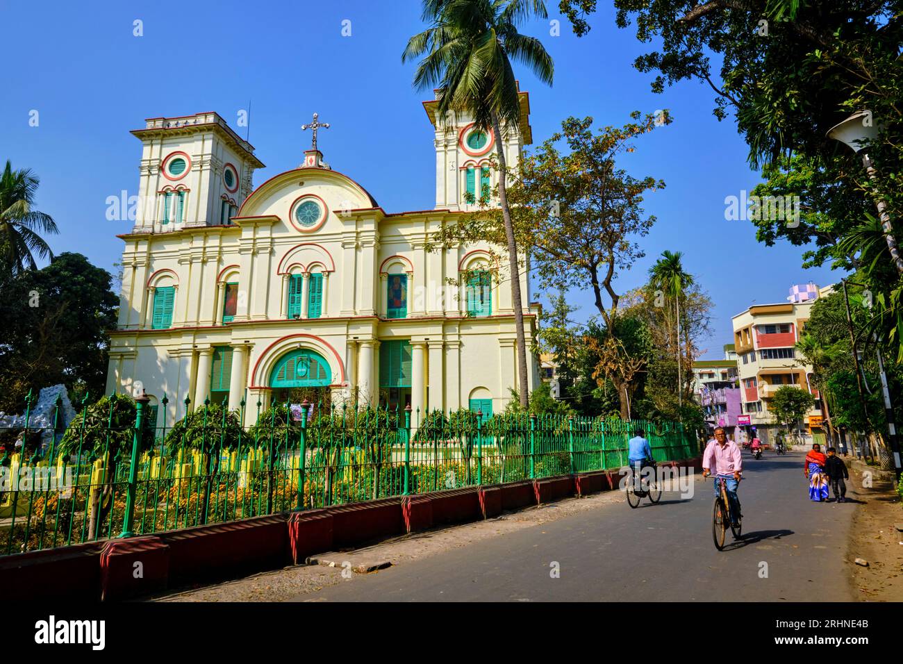 India, West Bengal, Chandernagor (Chandannagar), was one of the 5 ...