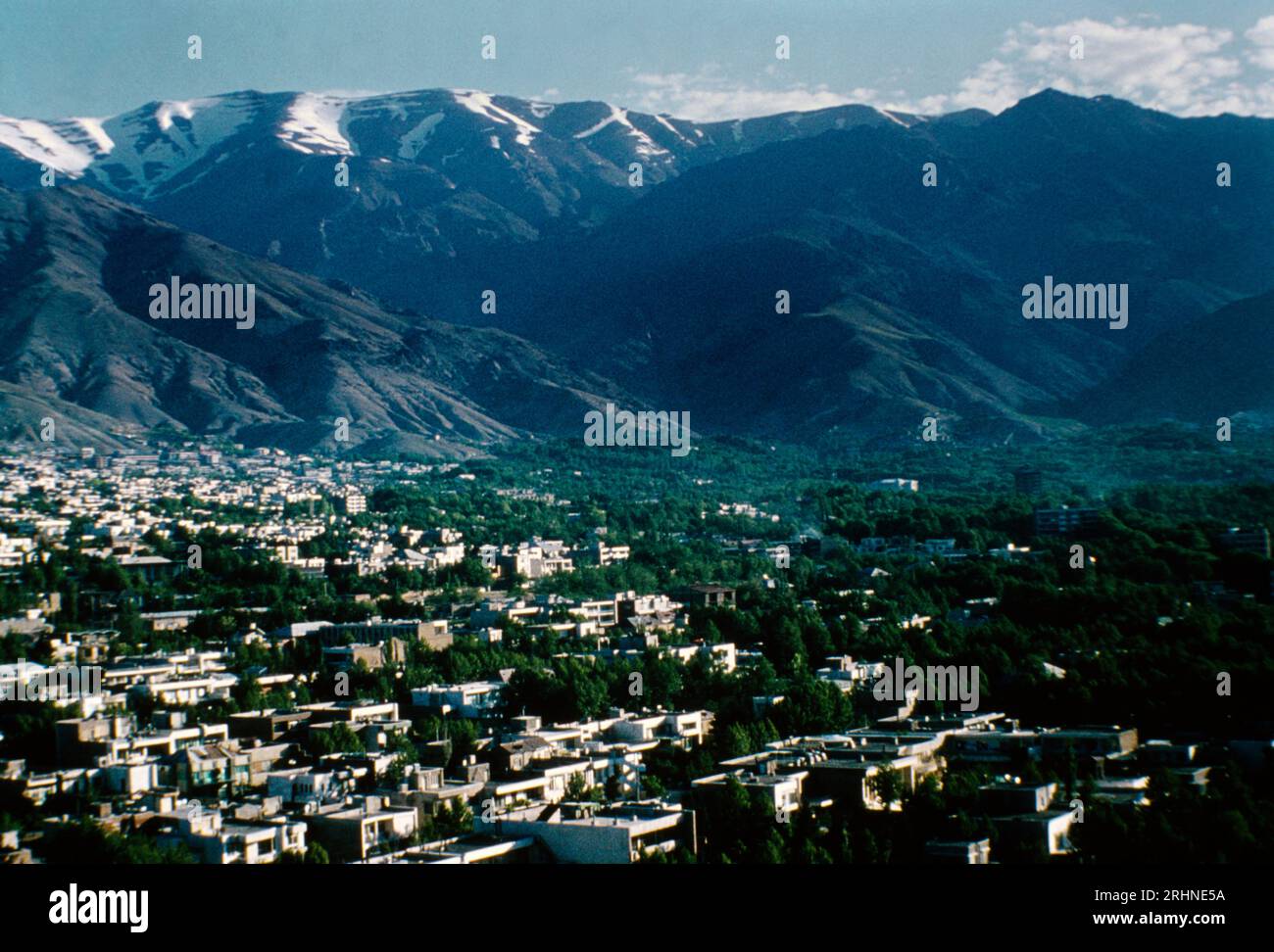 Tehran Iran City Panorama Alborz Mountain Range Stock Photo - Alamy