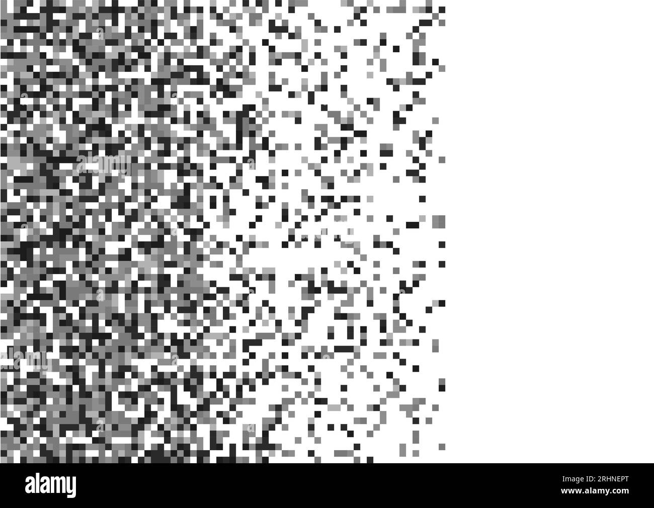 Abstract background with a monochrome pixel design Stock Vector Image ...
