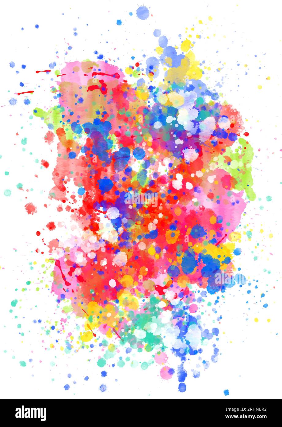 Watercolour splatter Stock Vector Images - Alamy