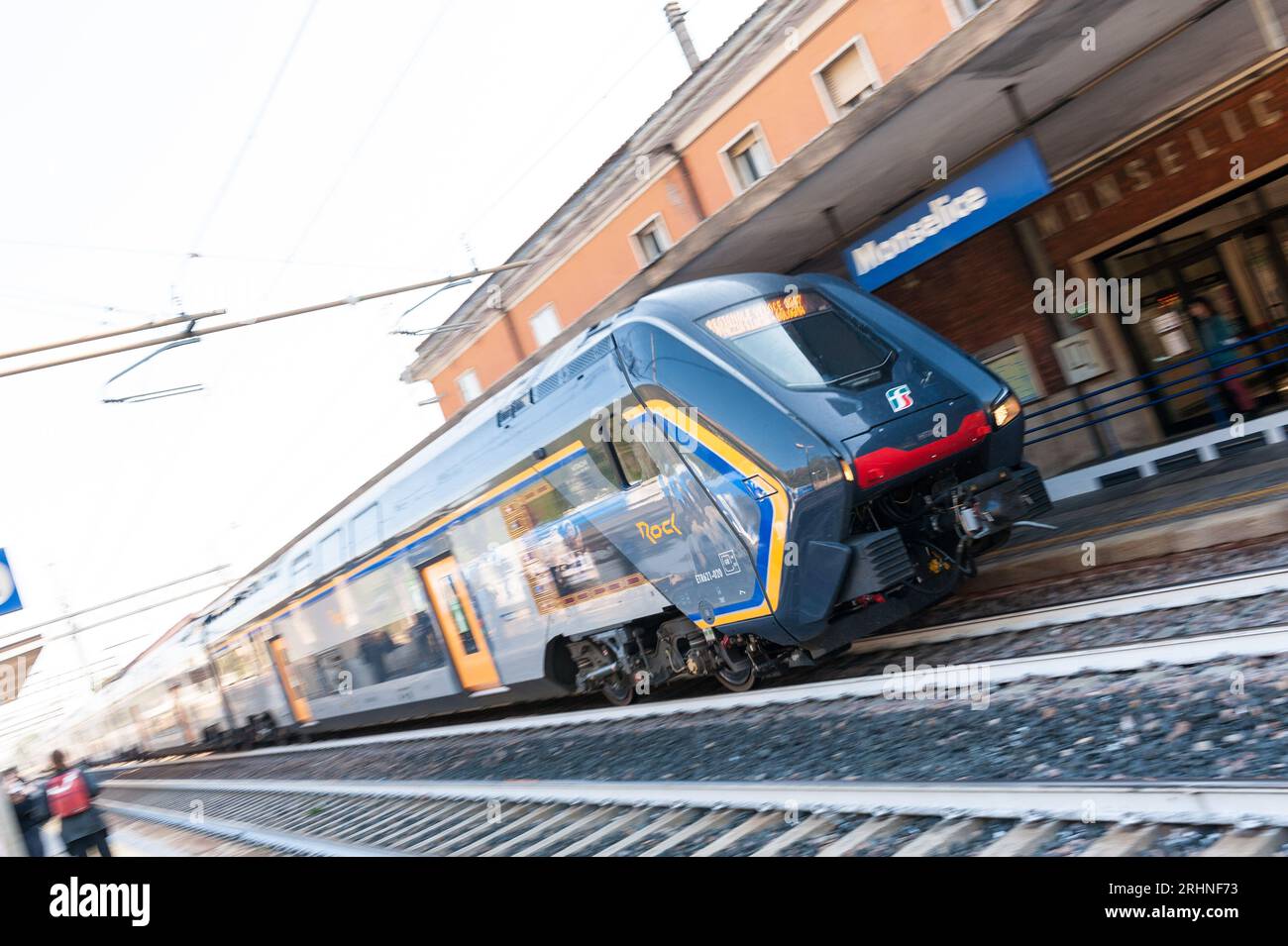 Hitachi Caravaggio Rock regional train public transport of Trenitalia ...