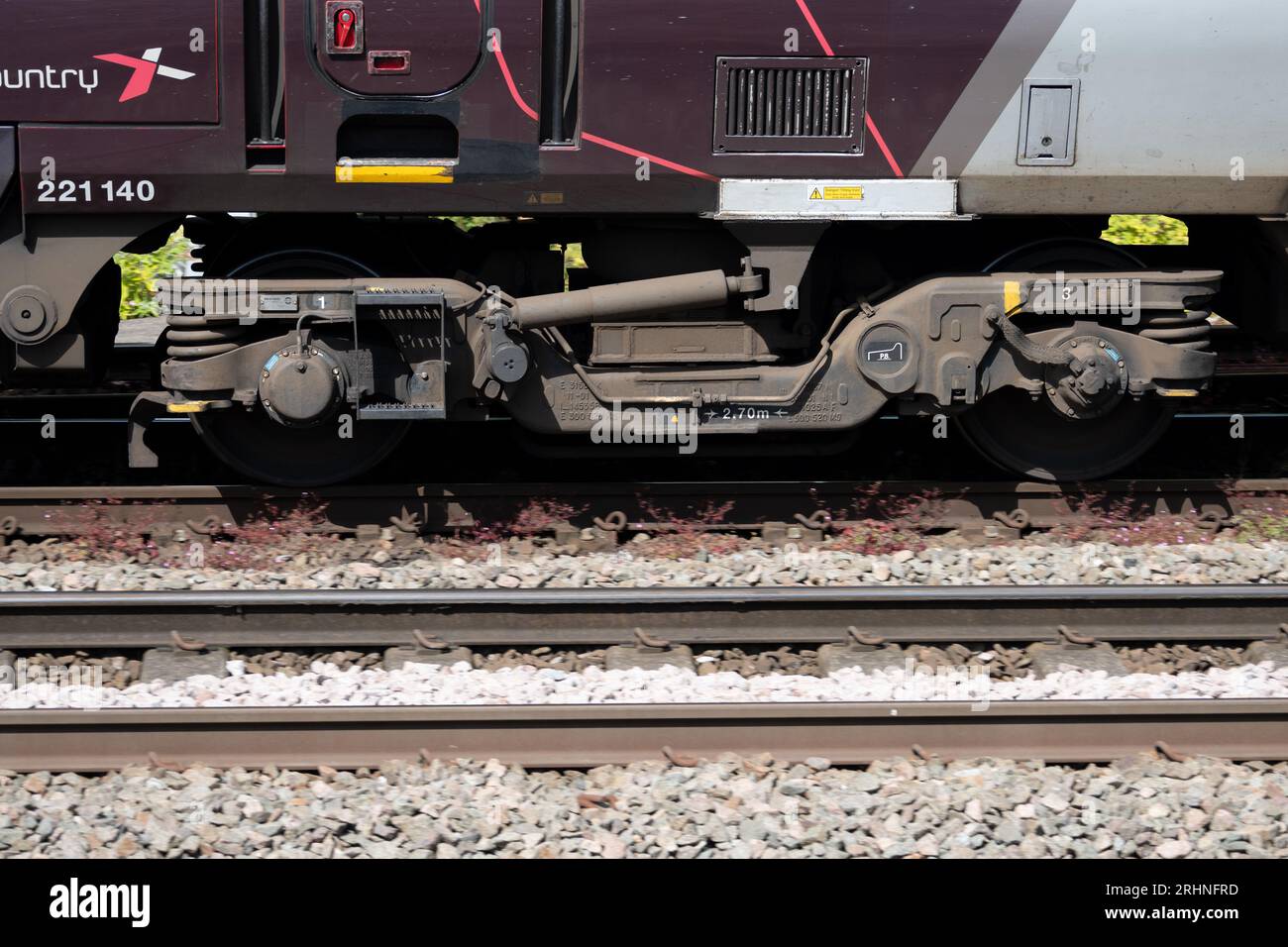 CrossCountry Voyager diesel train wheels, UK Stock Photo - Alamy