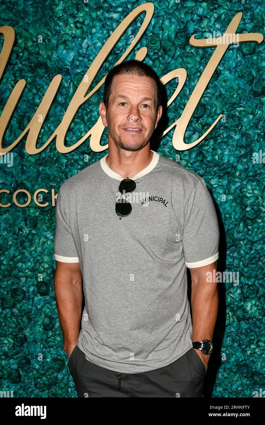 Las Vegas, NV, USA. 17th Aug, 2023. Mark Wahlberg at Juliet Cocktail ...