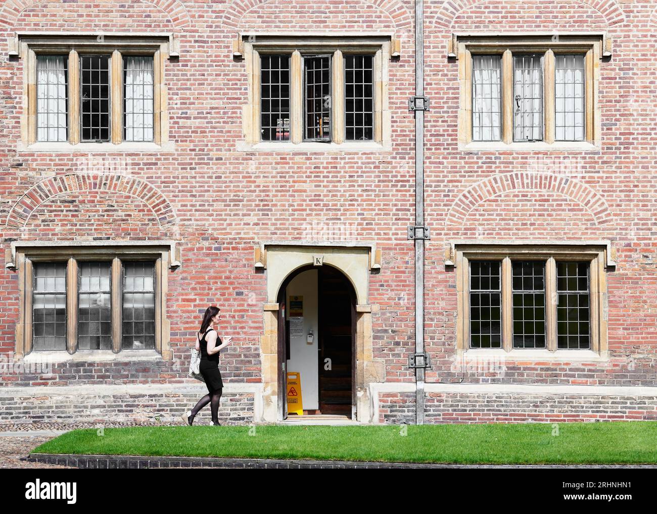 A member of staff at Pembroke College, founded in the 14th century ...