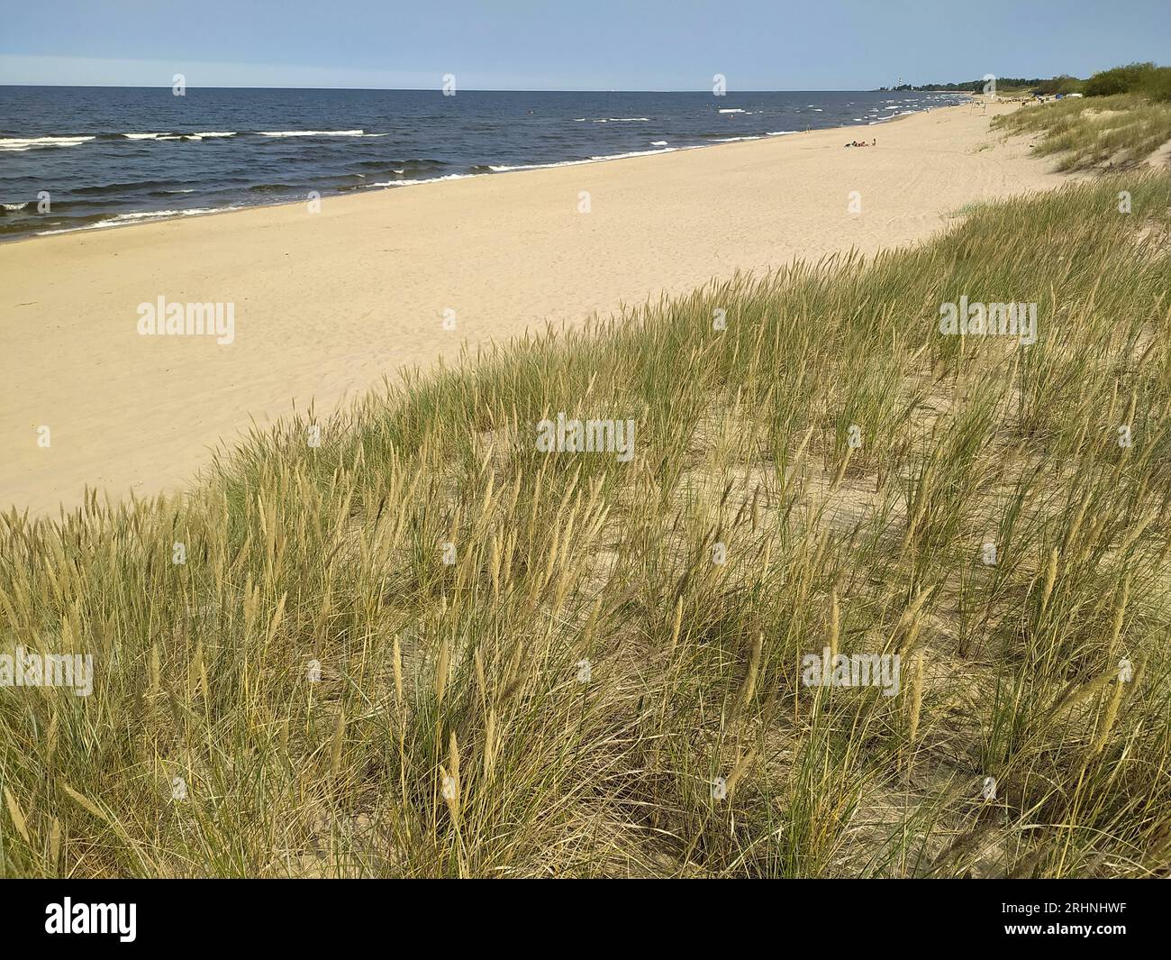 Beach on the Riga Daugavgriva seaside Stock Photo - Alamy