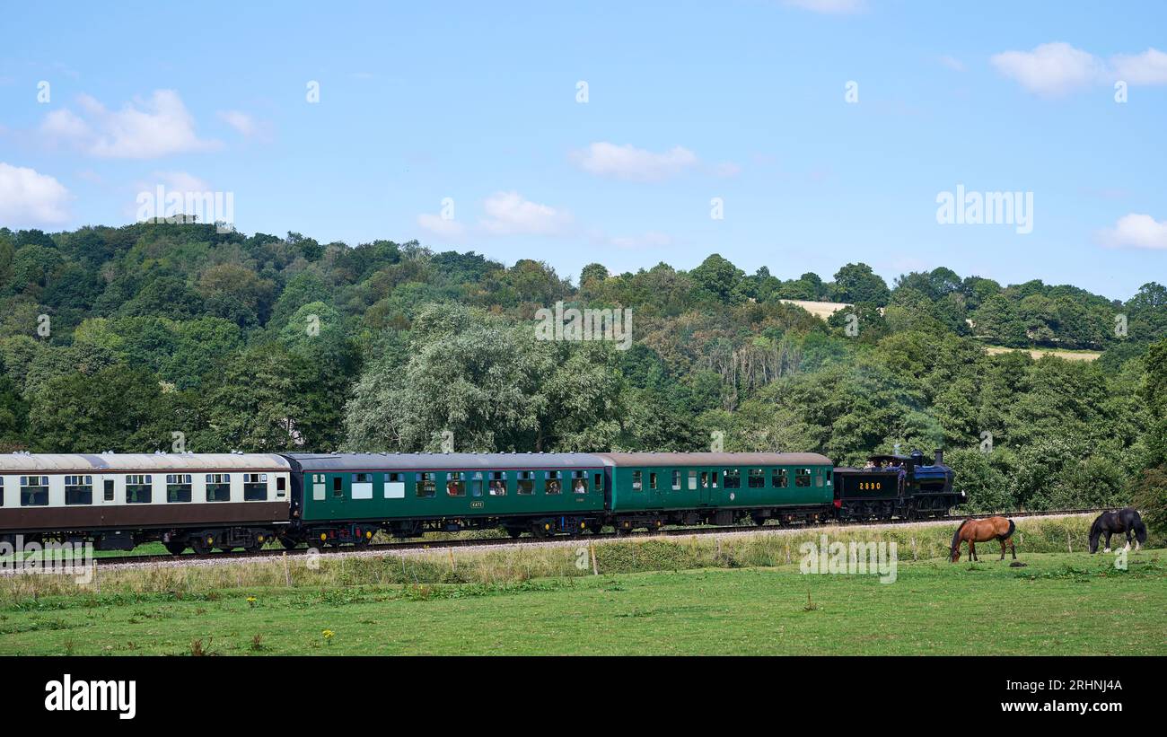 Steam at the Spa Valley Railway Stock Photo - Alamy