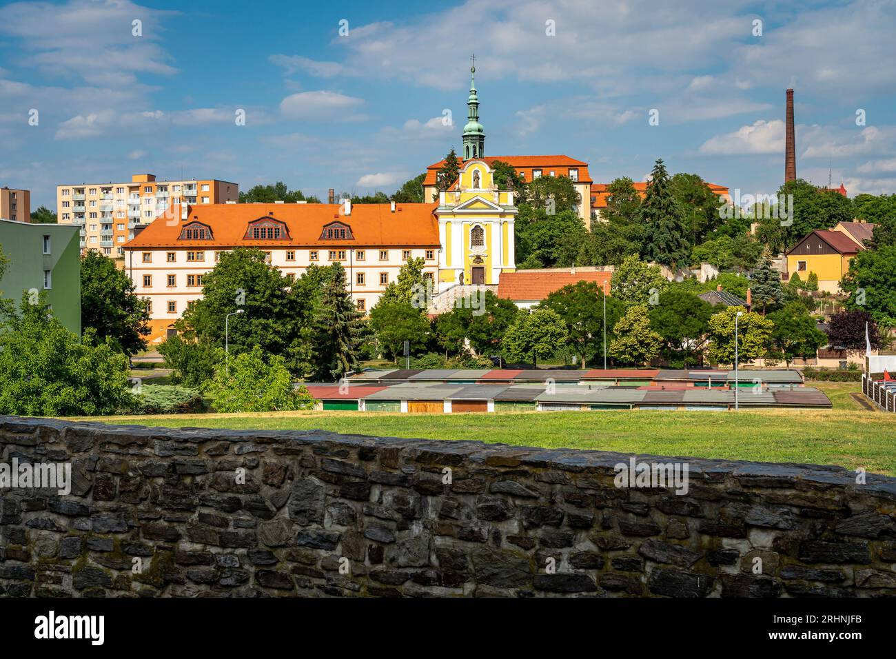 Historical building of The Elizabethan Monastery with the adjacent ...