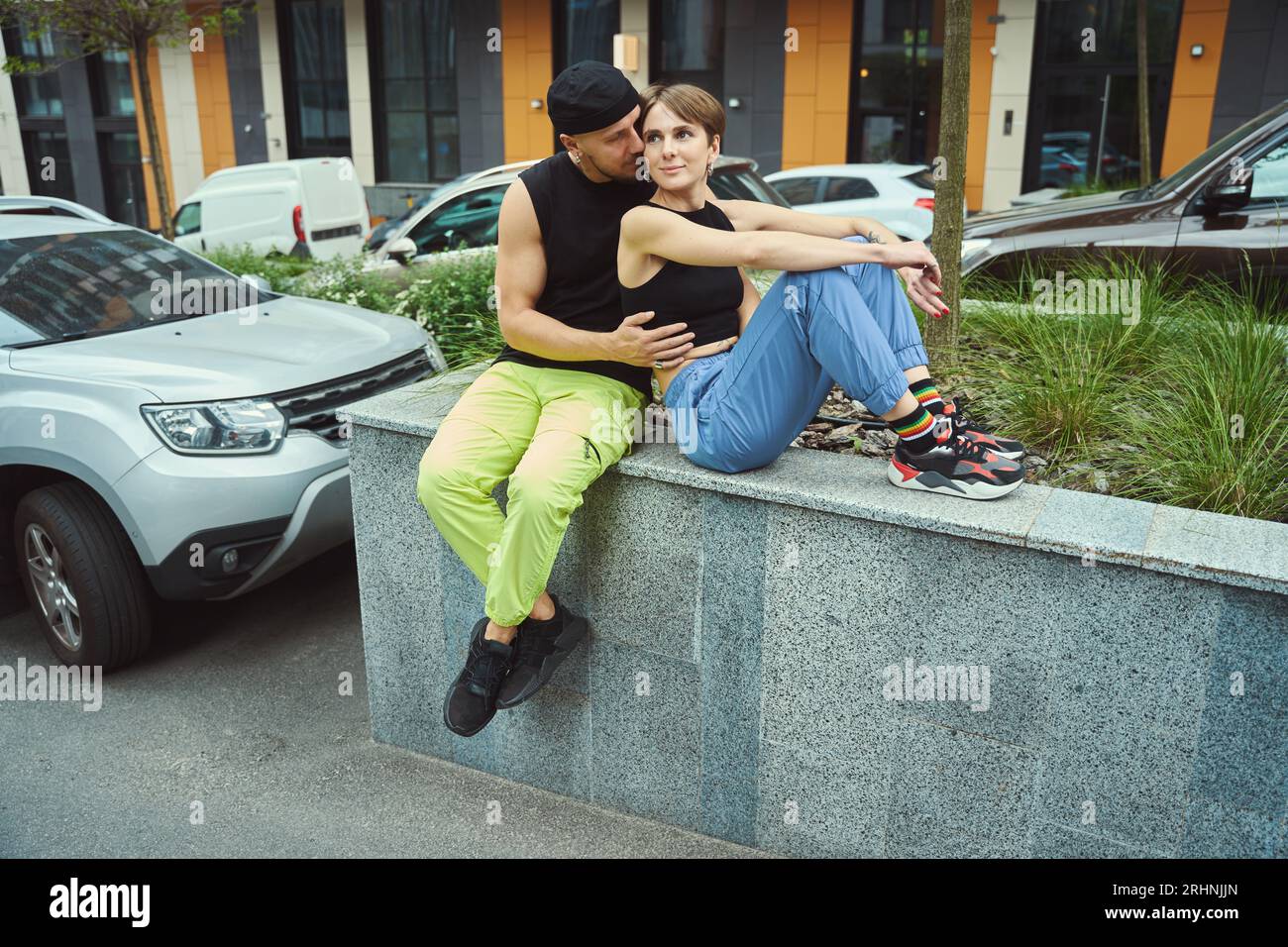 Informal parking hi-res stock photography and images - Alamy