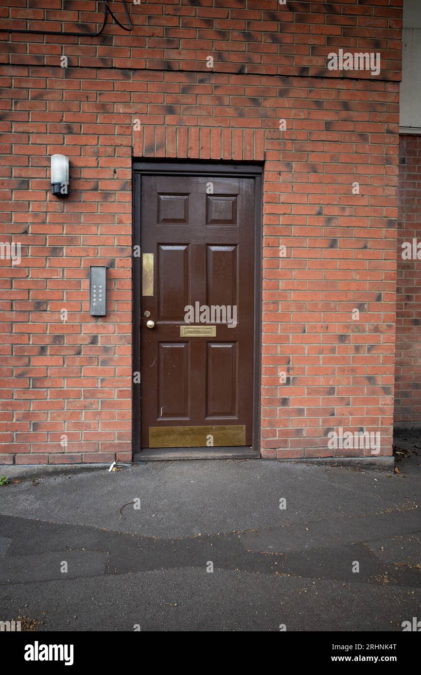 Wood panel door, Cheltenham, UK Stock Photo - Alamy