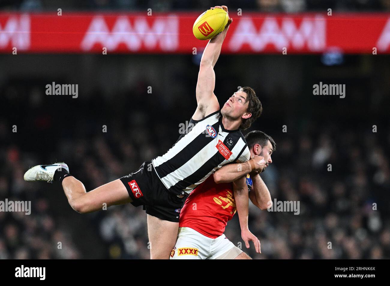Melbourne, Australia. 18th Aug, 2023. Patrick Lipinski of Collingwood ...