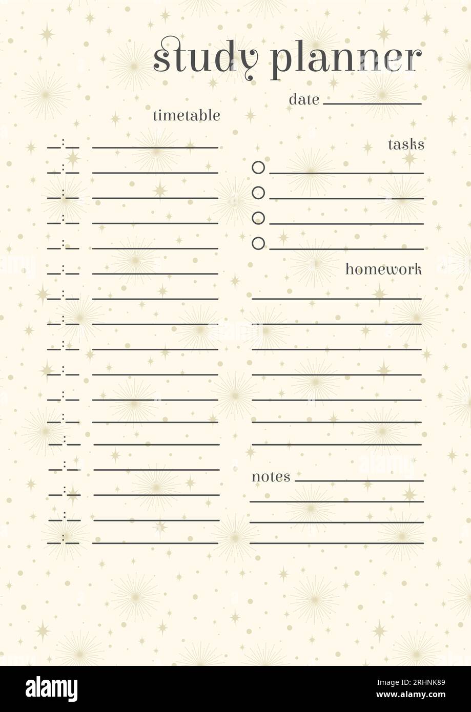 Childish stationery design in pastel colors. To-do list worksheet ...