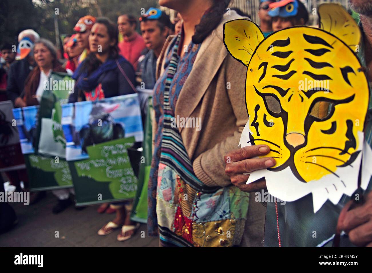 ‘We for Sundarban’ an environmental group stages a human chain at ...
