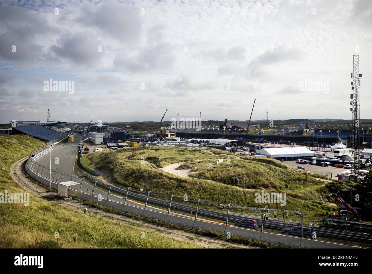 ZANDVOORT - The Zandvoort circuit in the run-up to the Dutch Grand Prix ...