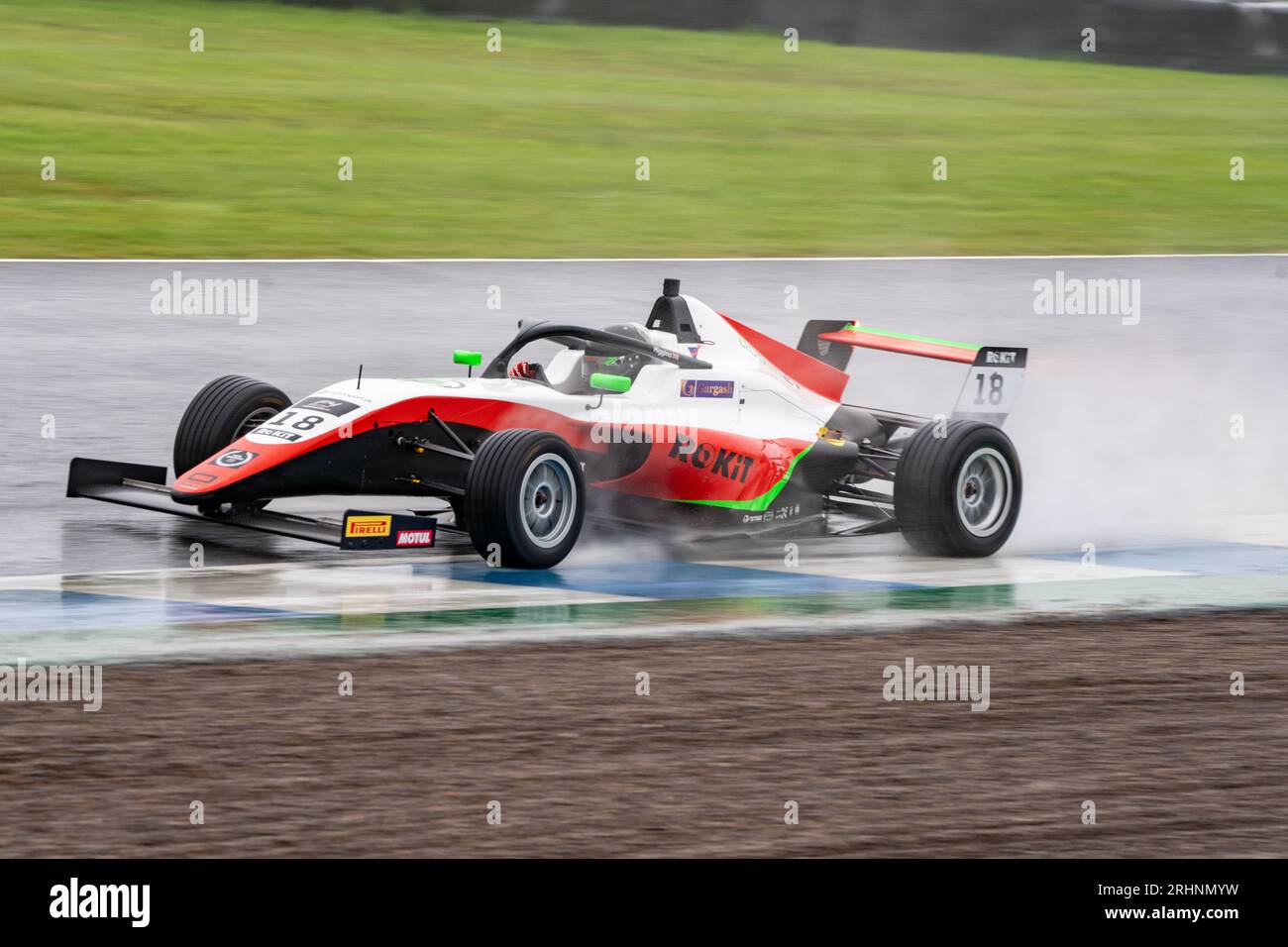 British F4 James HIGGINS (#18) Fortec Motorsport at Knockhill Racing ...
