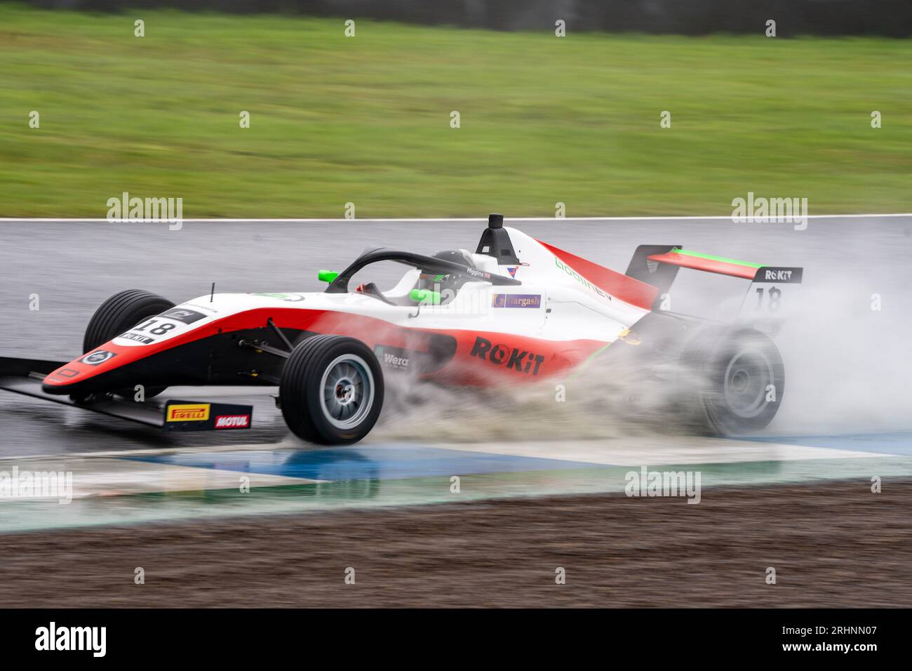 British F4 James HIGGINS (#18) Fortec Motorsport at Knockhill Racing ...