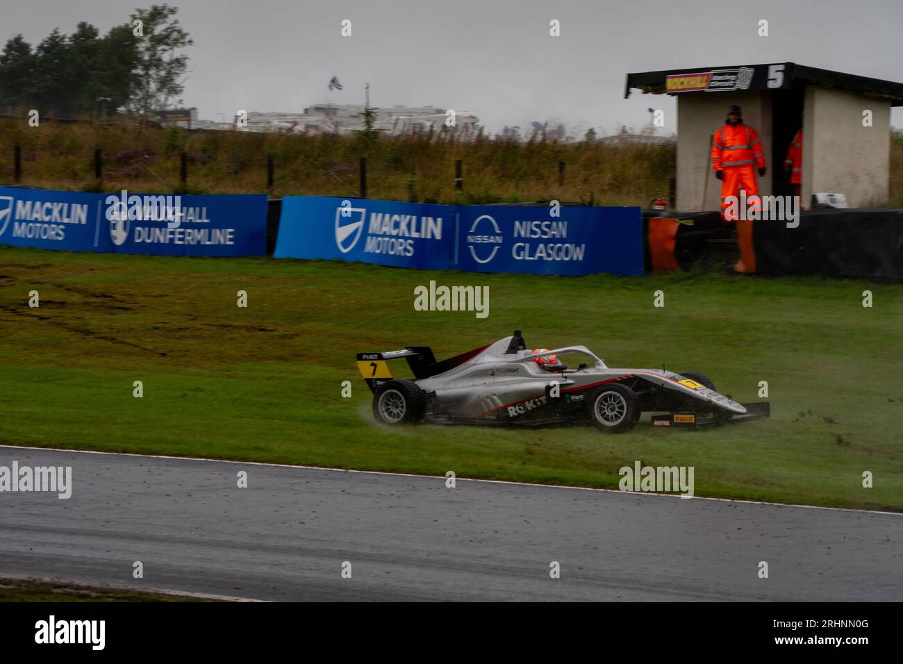 British F4 Gabriel STILP (#7) Hitech Pulse-Eight at Knockhill Racing ...