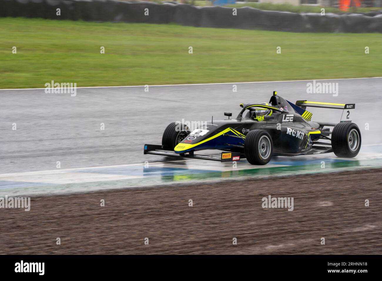 British F4 Noah LISLE (#2) Rodin Carlin at Knockhill Racing Circuit ...