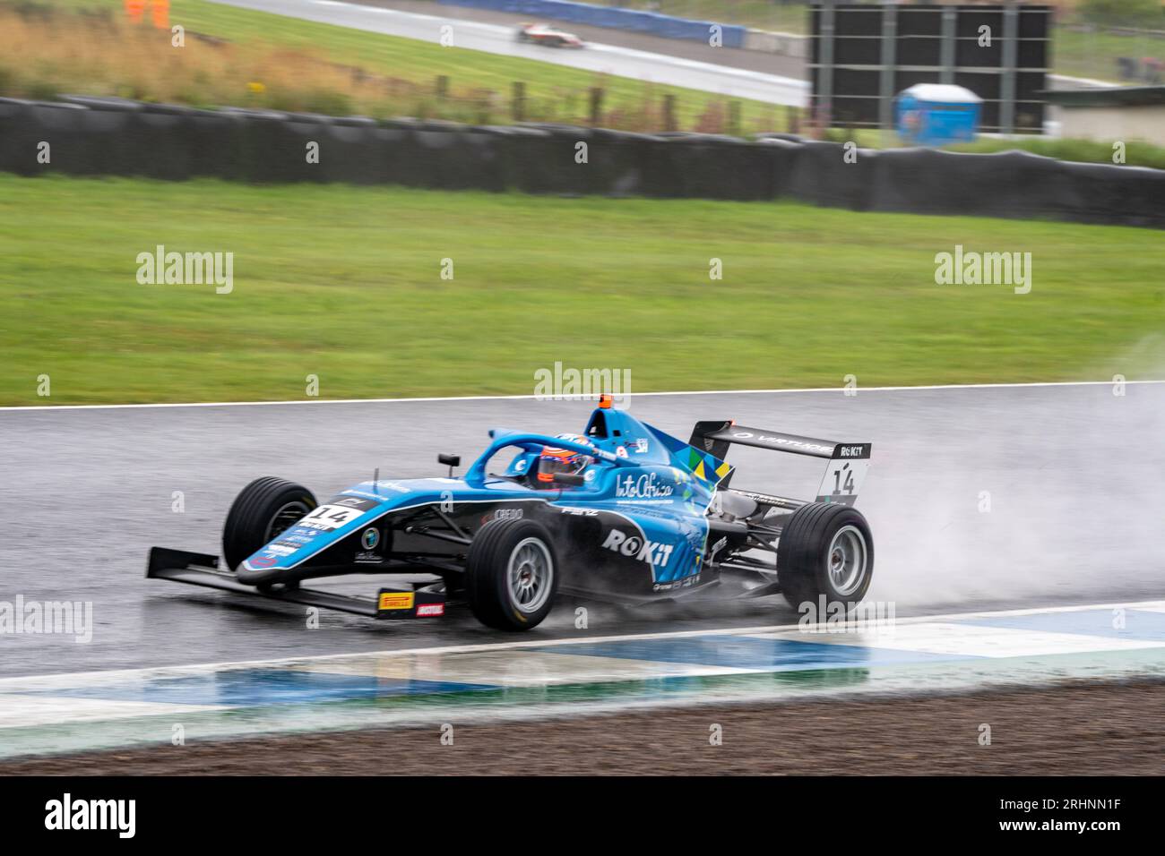 British F4 Aqil ALIBHAI (#14) Virtuosi Racing at Knockhill Racing ...