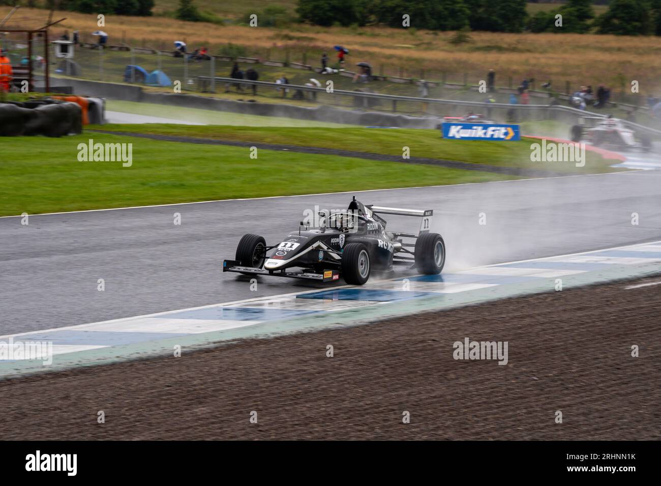 British F4 Championship Louis SHARP #11 (Rodin Carlin) at Knockhill ...