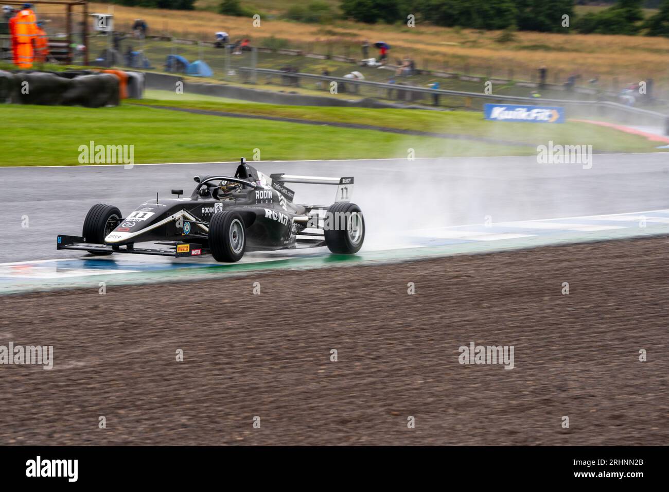 British F4 Championship Louis SHARP #11 (Rodin Carlin) at Knockhill ...