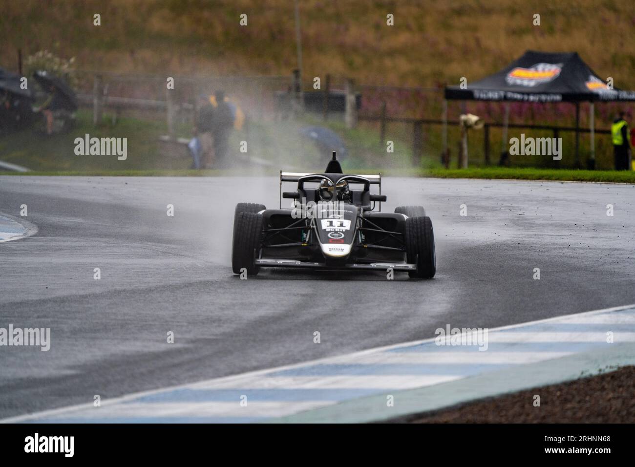 British F4 Championship Louis SHARP #11 (Rodin Carlin) at Knockhill ...