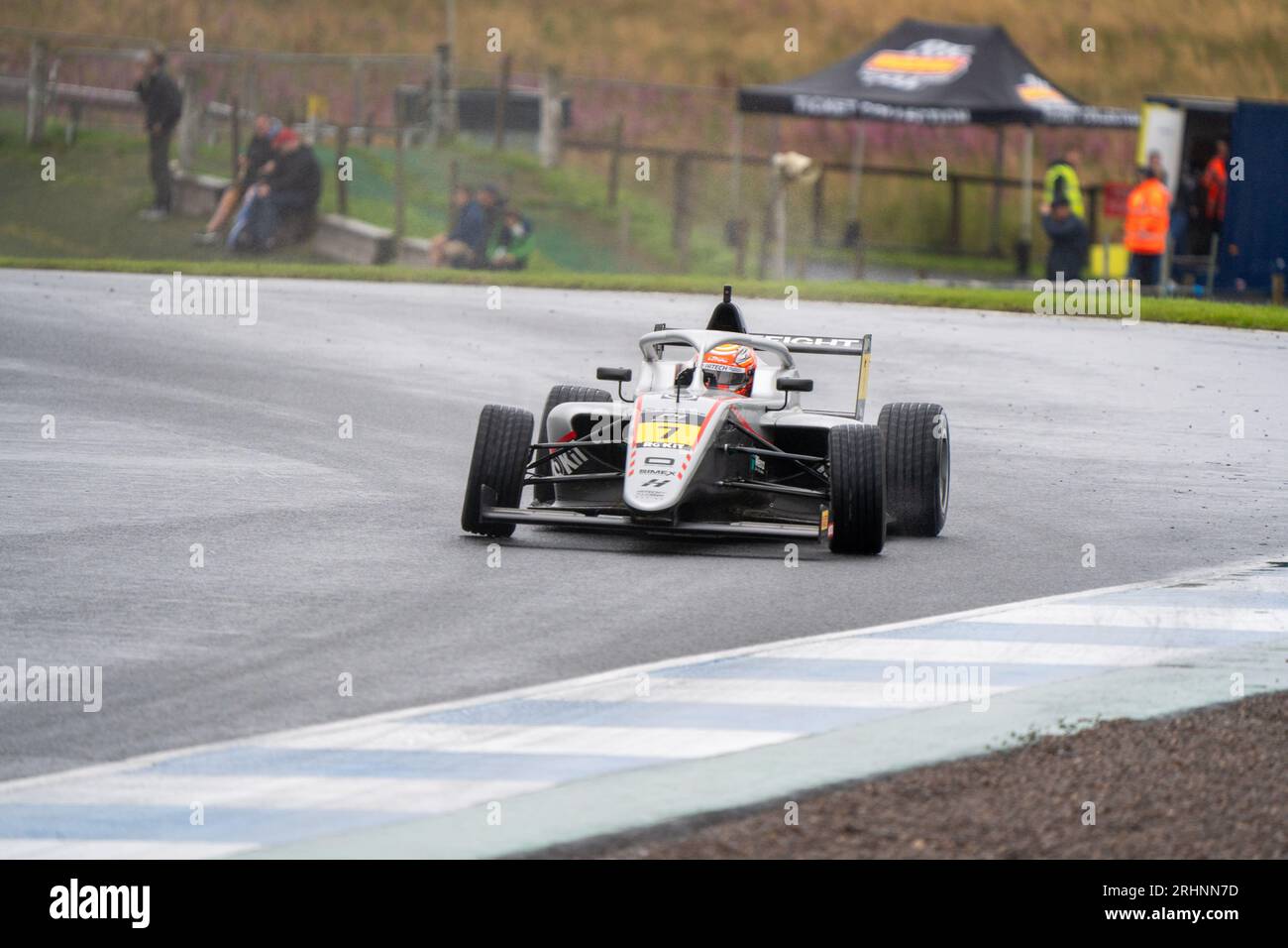 British F4 Gabriel STILP (#7) Hitech Pulse-Eight at Knockhill Racing ...