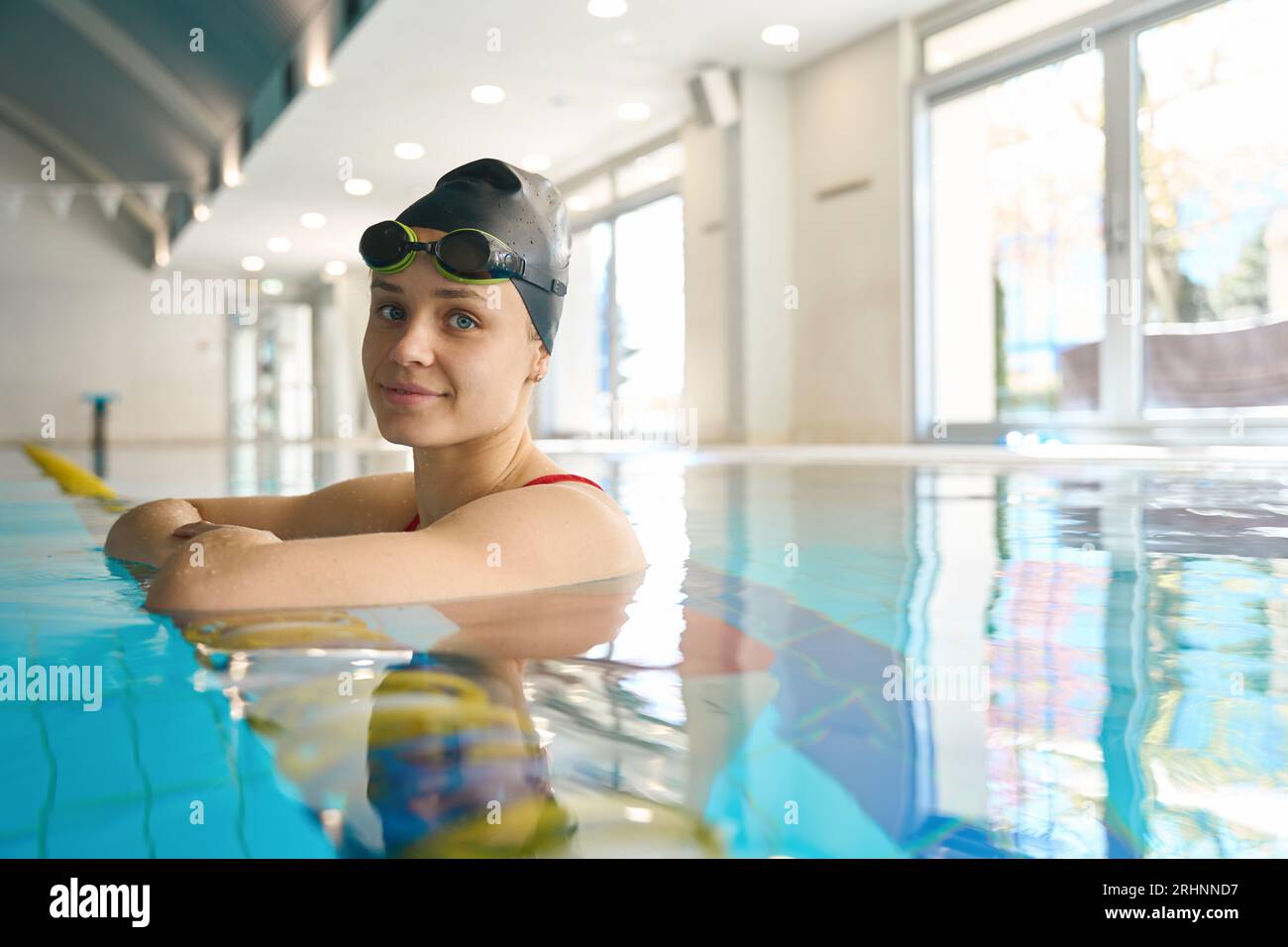 Swimmer exercise pose hi-res stock photography and images - Alamy