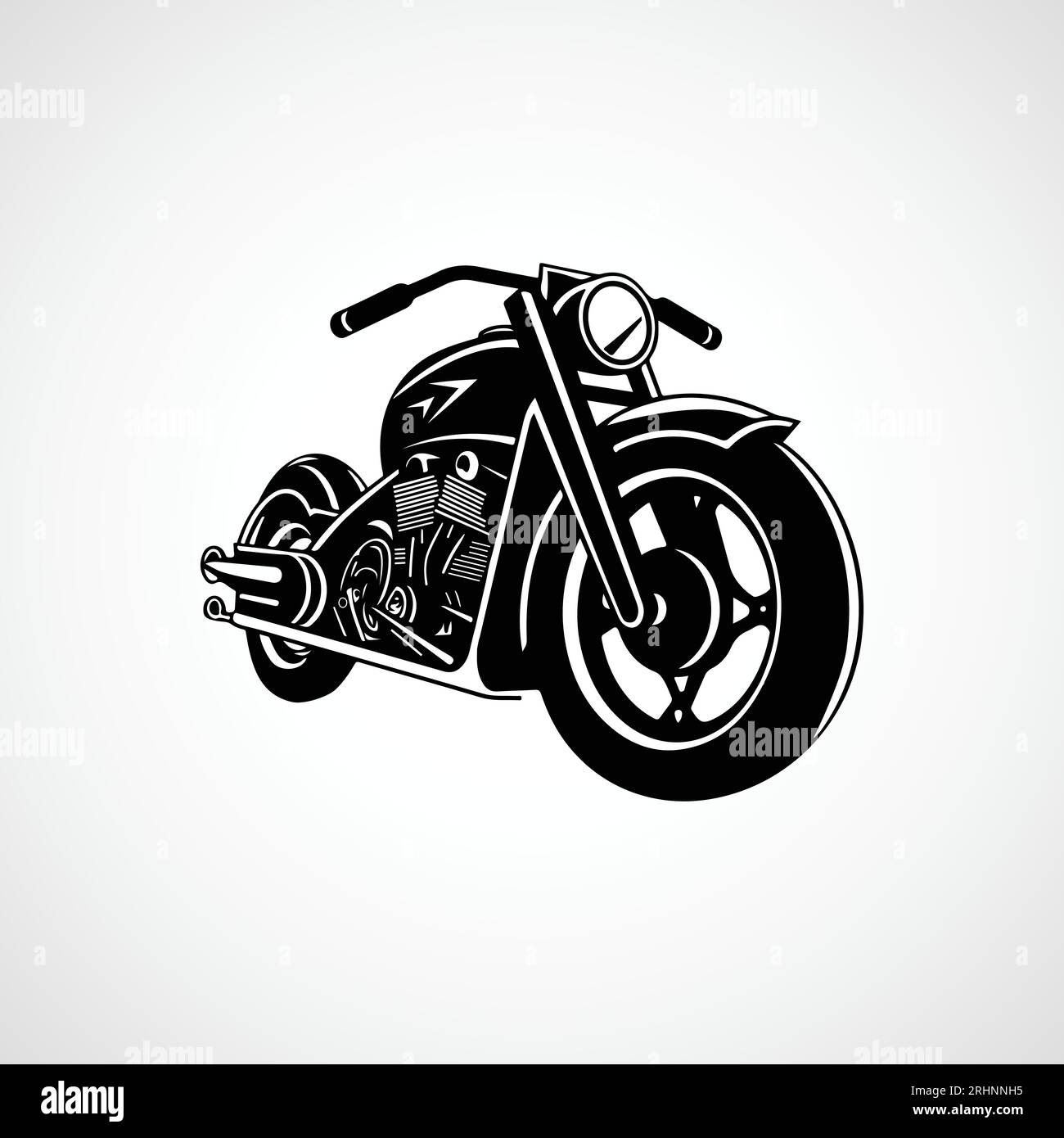 Motorcycle engine flat icon Stock Vector Images - Alamy