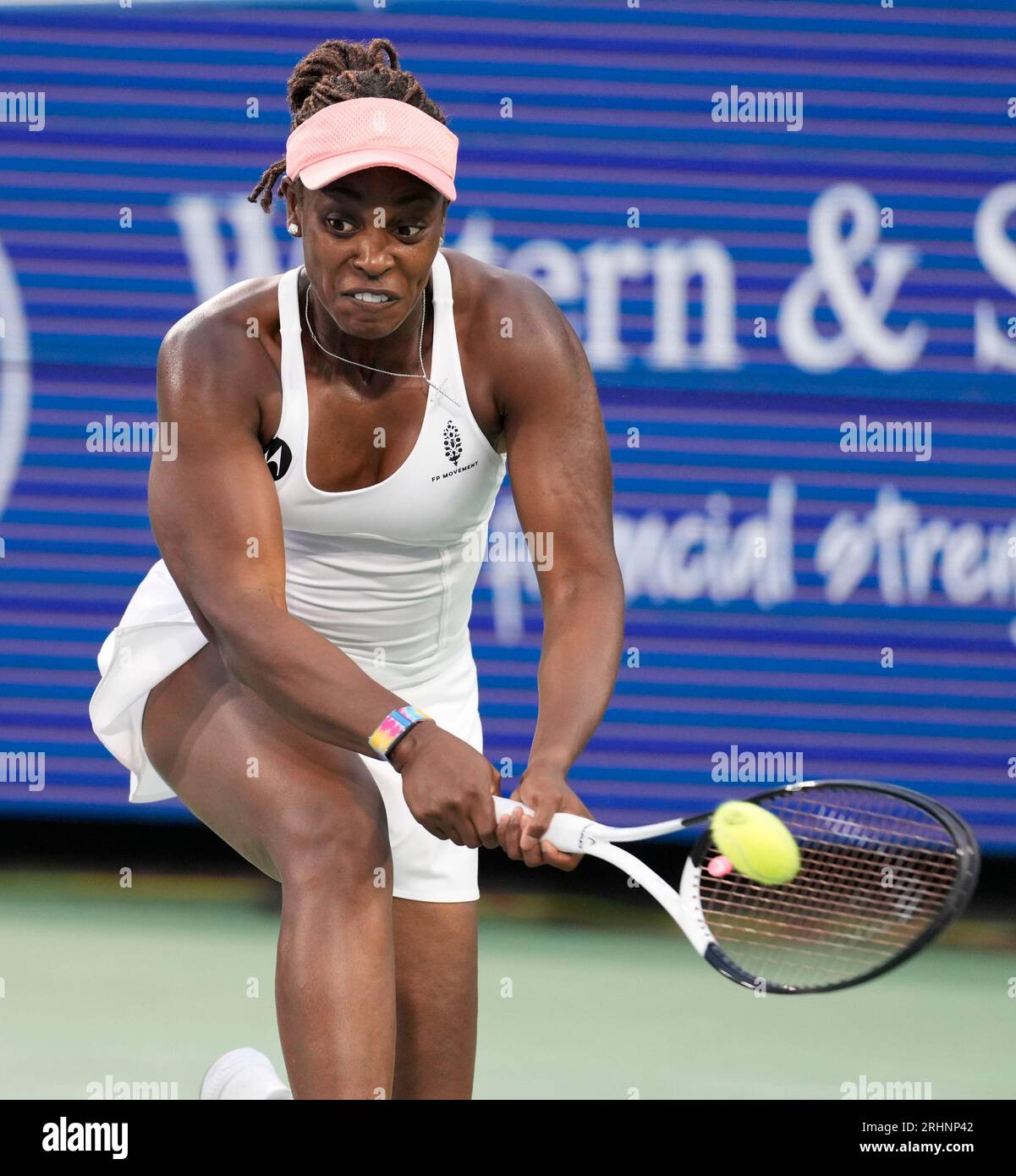 August 15, 2023: Sloane Stephens (USA) defeated Caroline Garcia (FRA) 4 ...