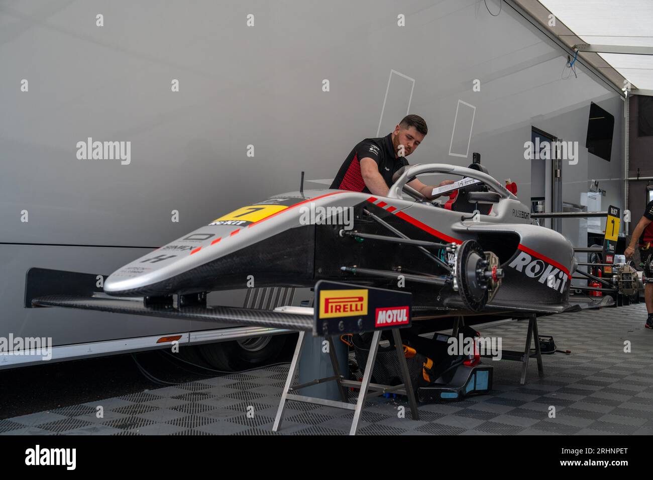 Formula 4 Knockhill Sunday Gabriel STILP Hitech Pulse-Eight Stock Photo ...