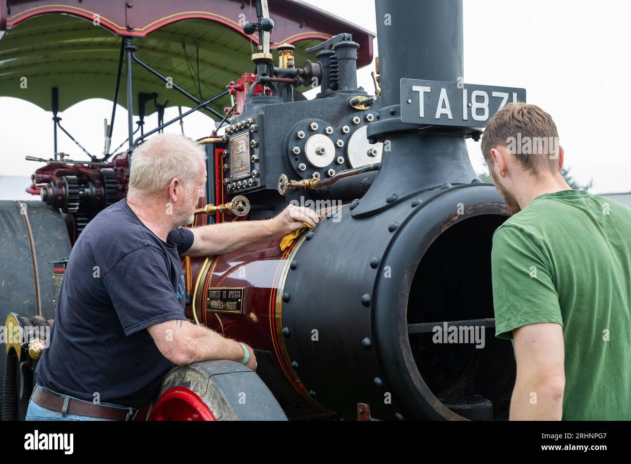 Stithians, UK. 18th Aug, 2023. West of England Great Steam Engine Rally ...
