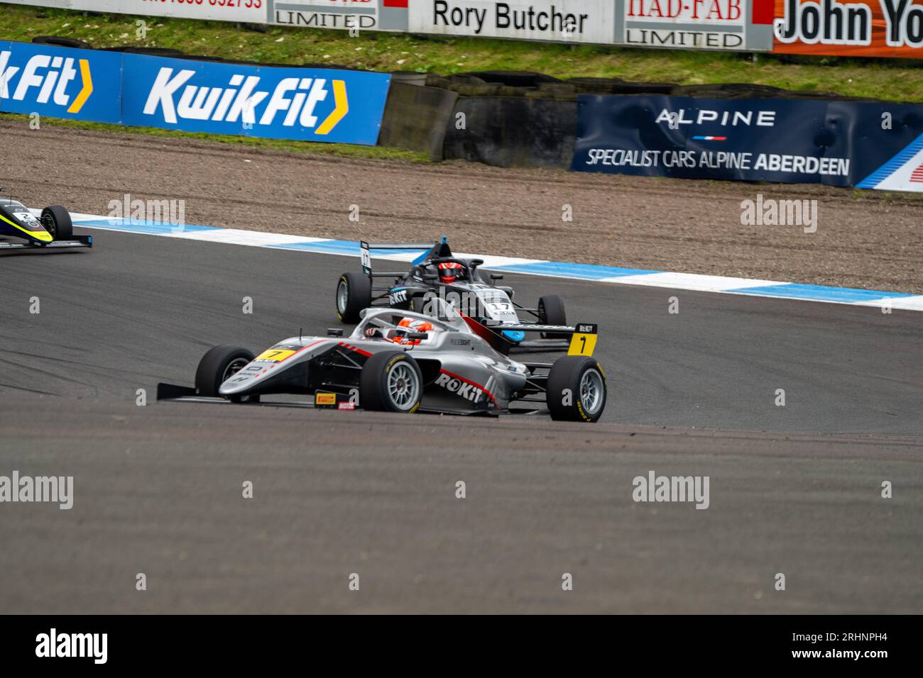 Formula 4 Knockhill Sunday Gabriel STILP Hitech Pulse-Eight Stock Photo ...