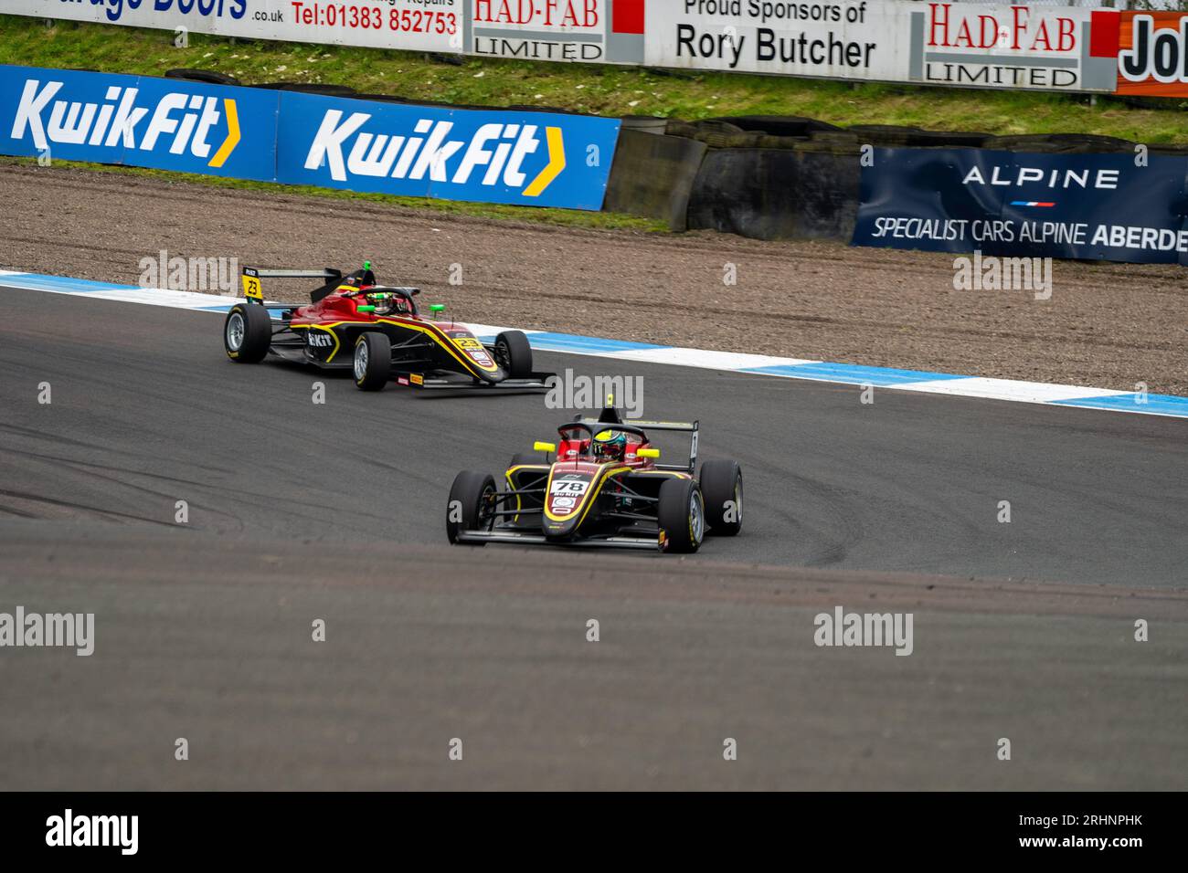 Formula 4 Knockhill Sunday Jack SHERWOOD Chris Dittmann Racing Stock ...