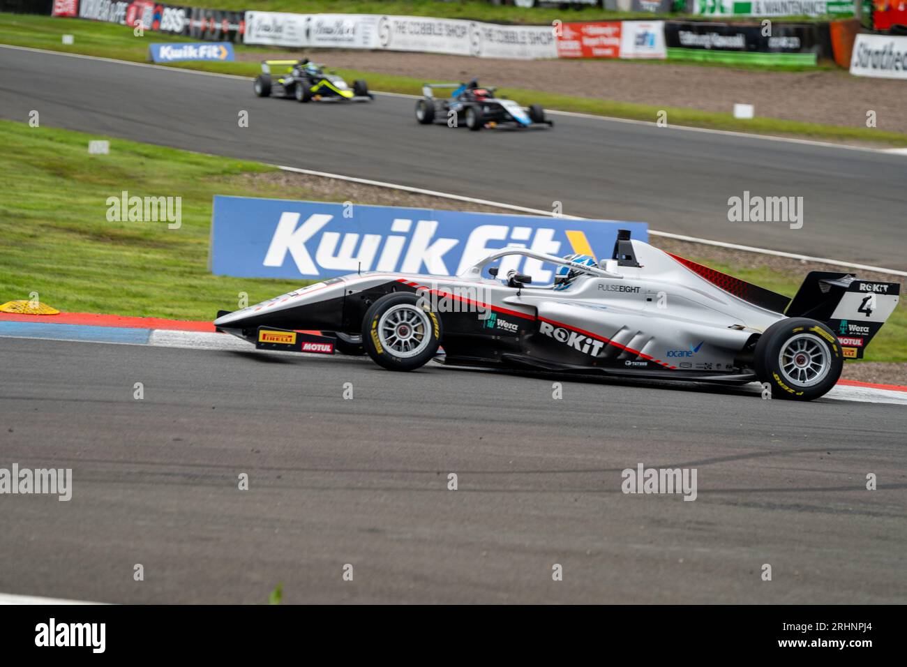 Formula 4 Knockhill Sunday James PISZCYK Hitech Pulse-Eight Stock Photo ...
