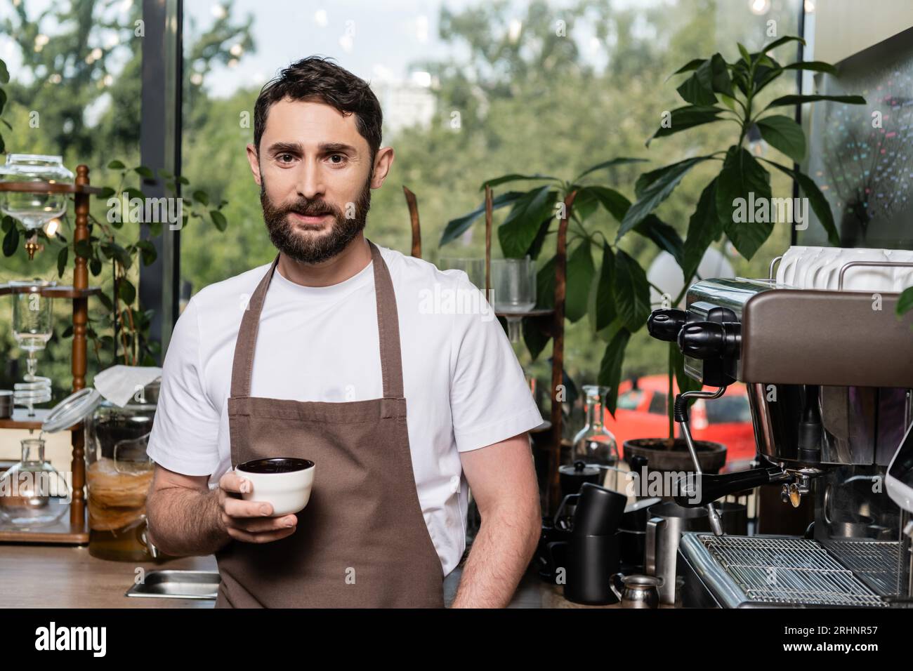 Coffee workplace barista hi-res stock photography and images - Alamy